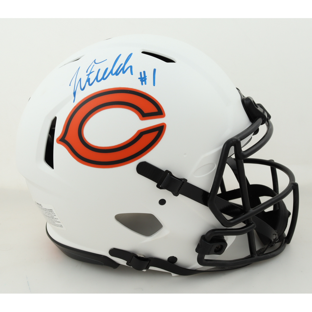 Justin Fields Signed Bears Full-Size On-Field Authentic Lunar Eclipse ...