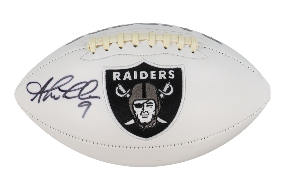 Shane Lechler Signed Raiders Logo Football (Beckett) | Pristine Auction