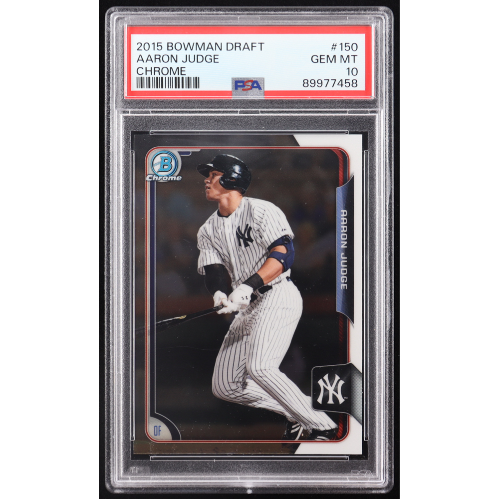 Aaron Judge 2015 Bowman Chrome Draft #150 RC (PSA 10) | Pristine Auction