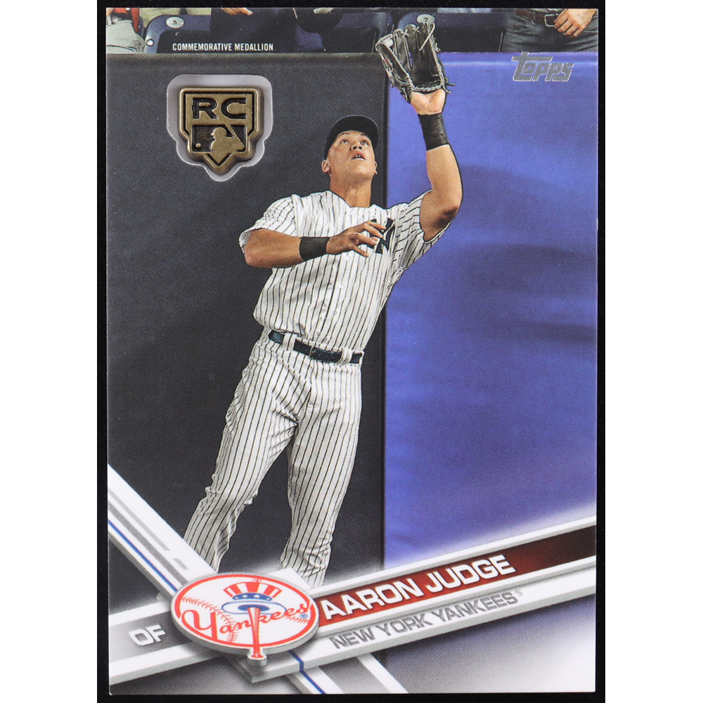 Aaron Judge 2020 Topps Rookie Card Retrospective RC Logo Medallions # ...
