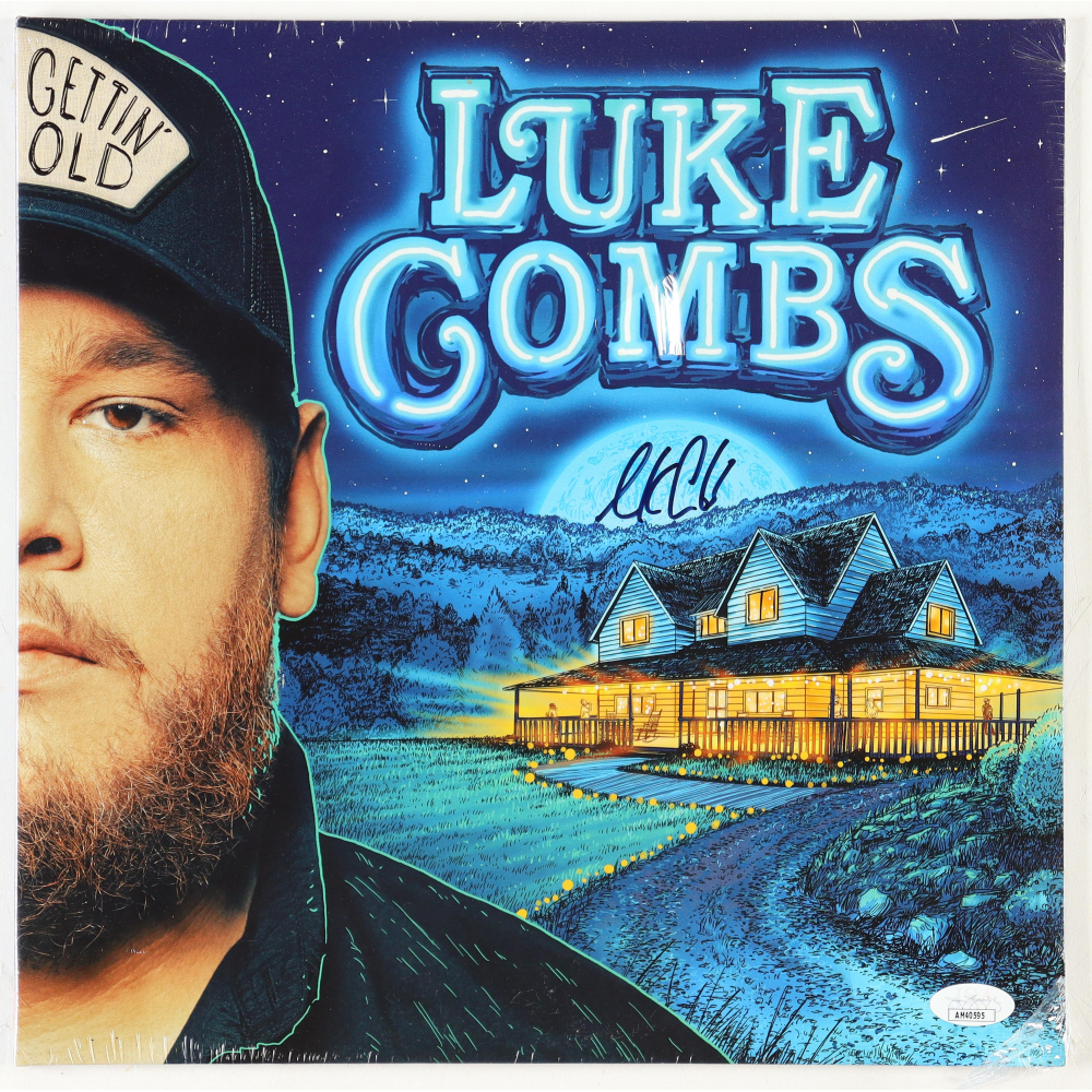 Luke Combs Signed Gettinold Vinyl Record Album Cover Jsa Pristine Auction