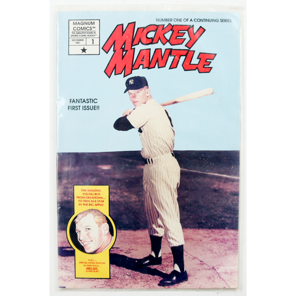 1991 "Mickey Mantle" Issue #1 Magnum Comic Book | Pristine Auction