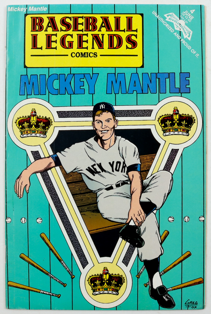 1992 "Mickey Mantle" Issue #4 Baseball Legends Comic Book | Pristine ...