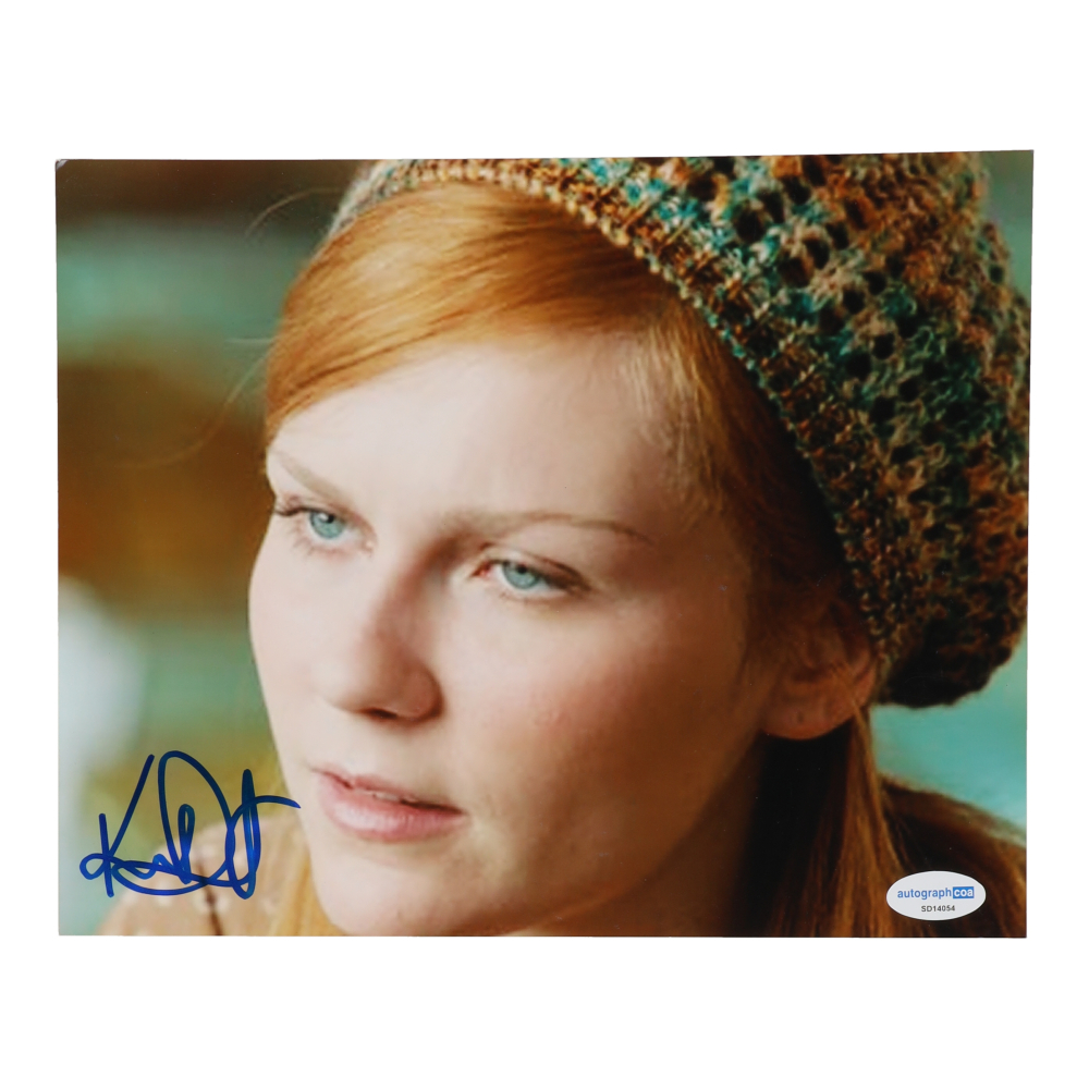 Kirsten Dunst Signed "Spider-Man" 8x10 Photo (AutographCOA) | Pristine ...