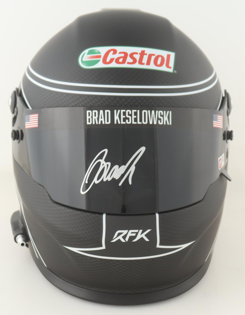 Brad Keselowski Signed NASCAR Castrol Full-Size Helmet (PA) | Pristine ...
