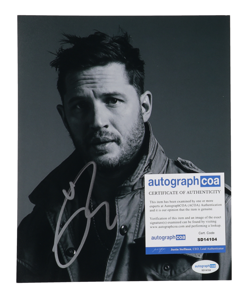 Tom Hardy Signed 8x10 Photo (AutographCOA) | Pristine Auction