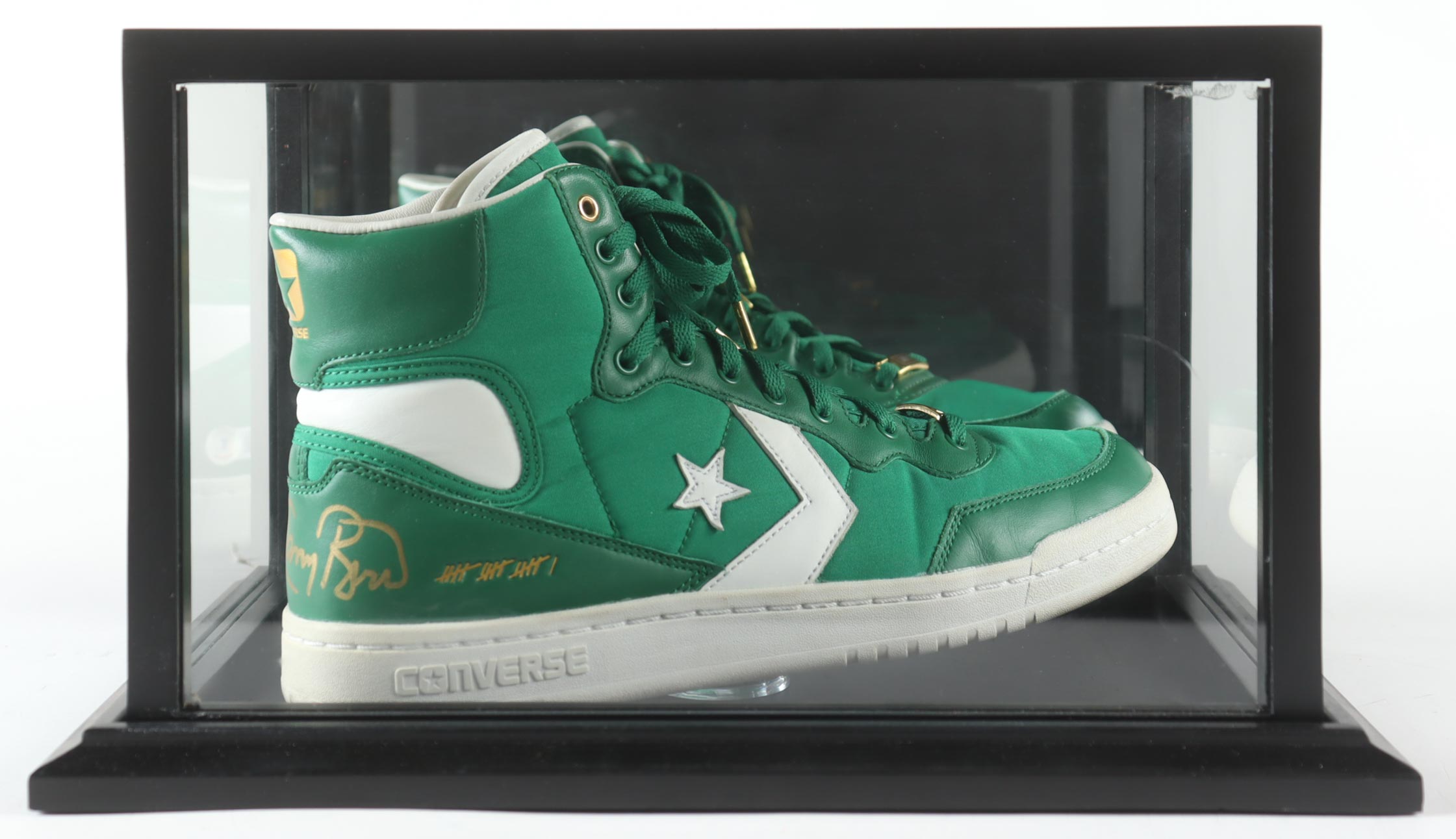 Larry Bird Signed Converse Special Edition 1984 Boston Celtics ...