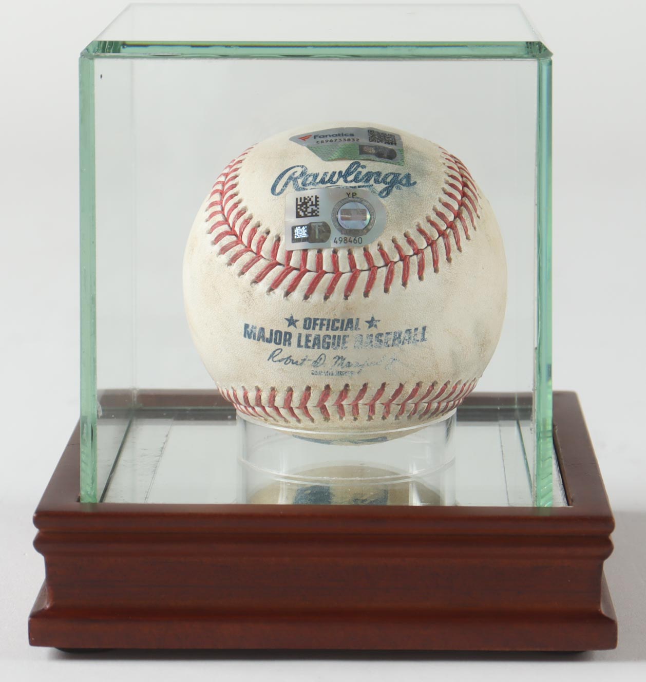 2024 Yankees vs Blue Jays Game-Used OML Baseball in Wood Display Case ...