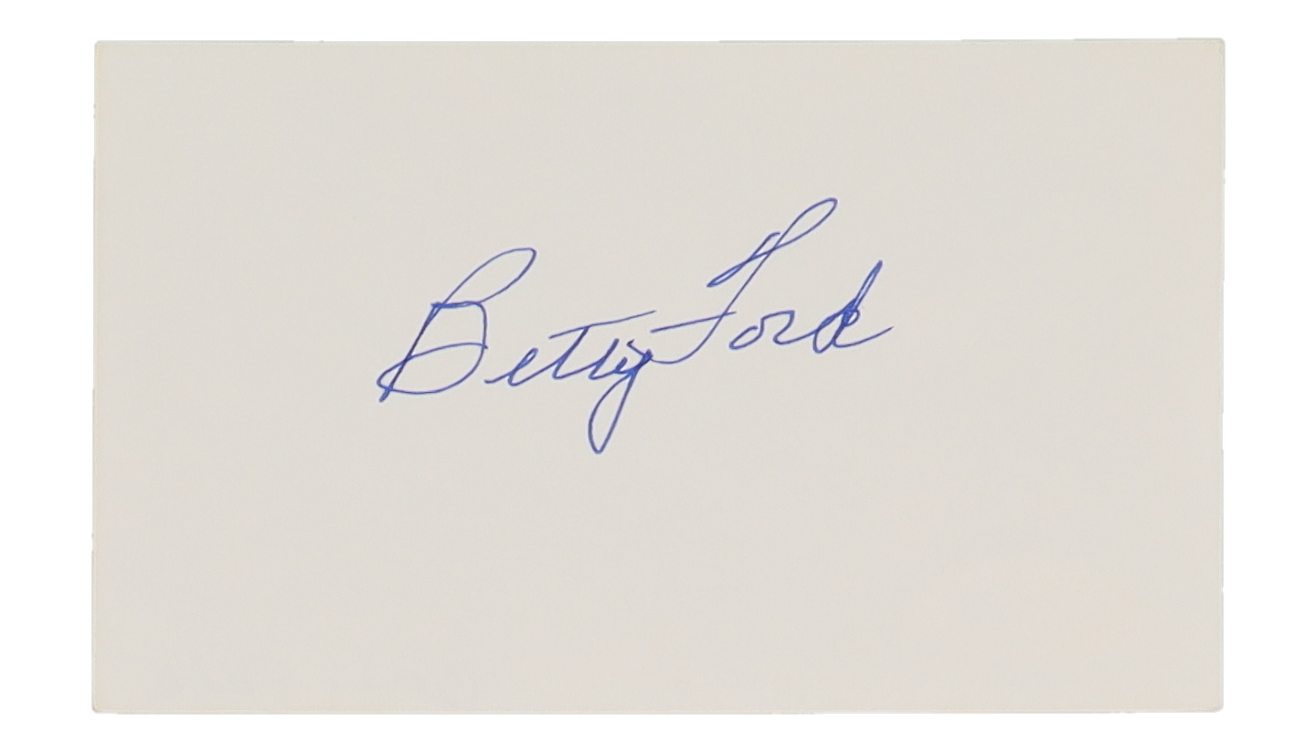 Betty Ford Signed Cut (AutographCOA) | Pristine Auction