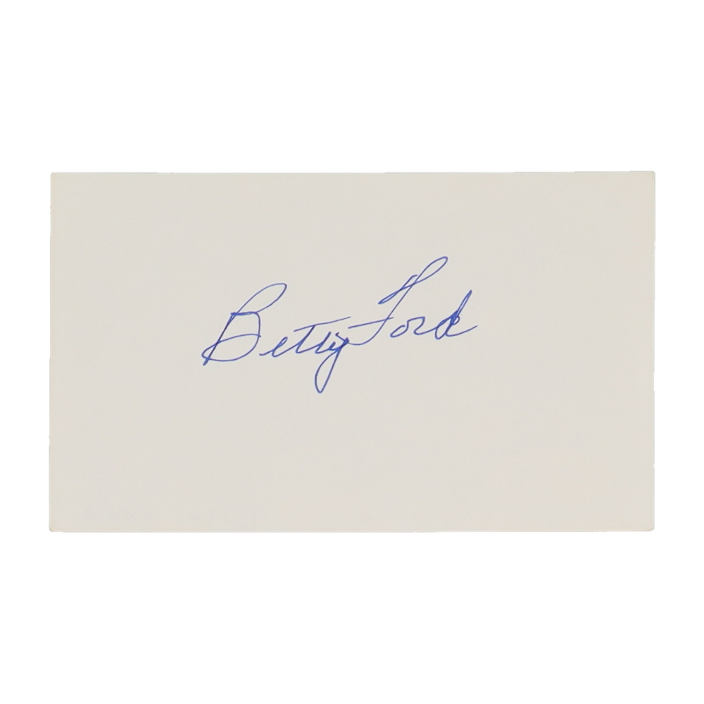 Betty Ford Signed Cut (AutographCOA) | Pristine Auction