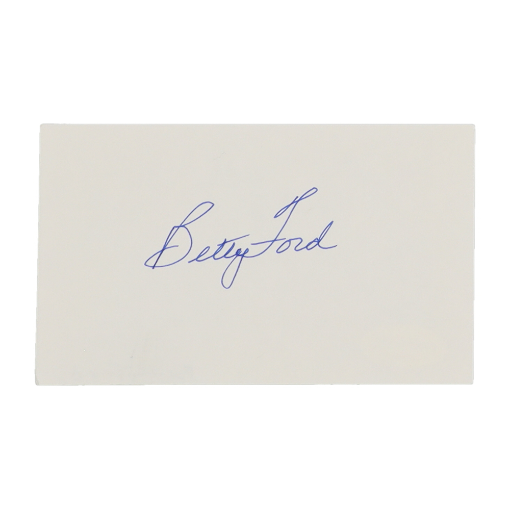 Betty Ford Signed Cut (AutographCOA) | Pristine Auction