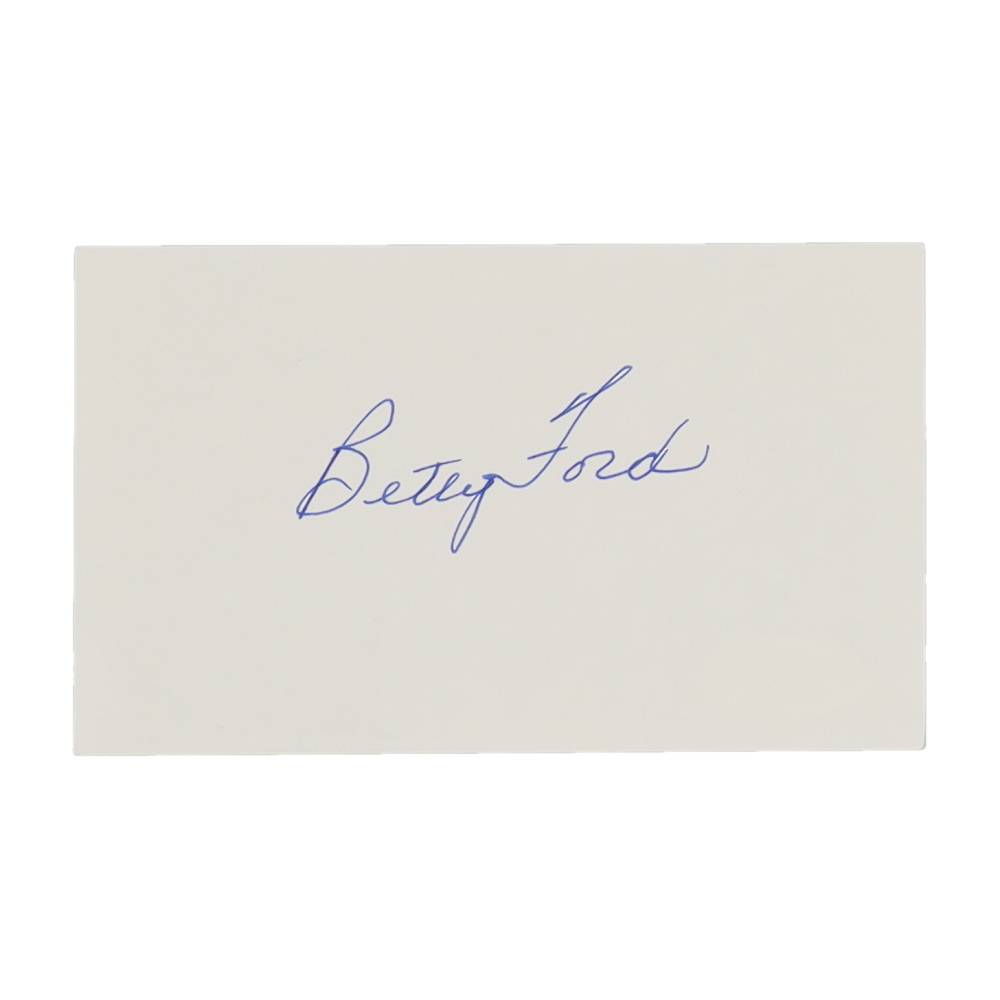 Betty Ford Signed Cut (AutographCOA) | Pristine Auction