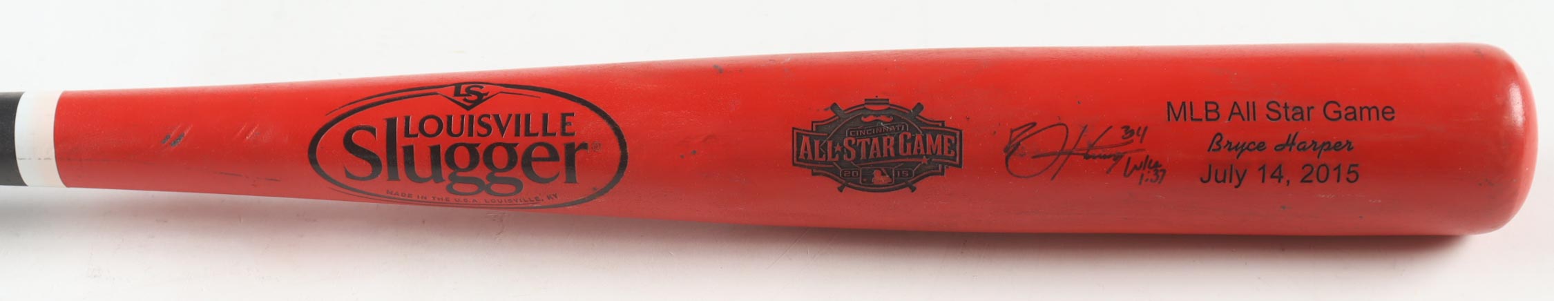 Bryce Harper Signed Louisville Slugger 2015 MLB All-Star Game Baseball ...