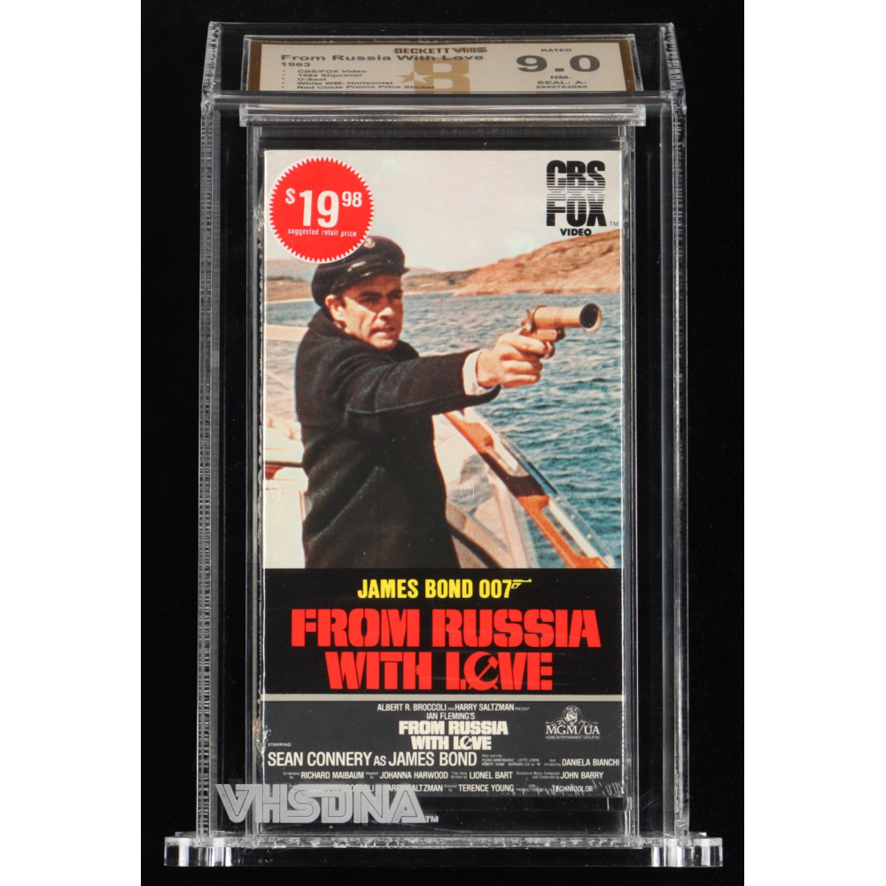 1963 "James Bond 007: From Russia With Love" Factory Sealed VHS Tape ...