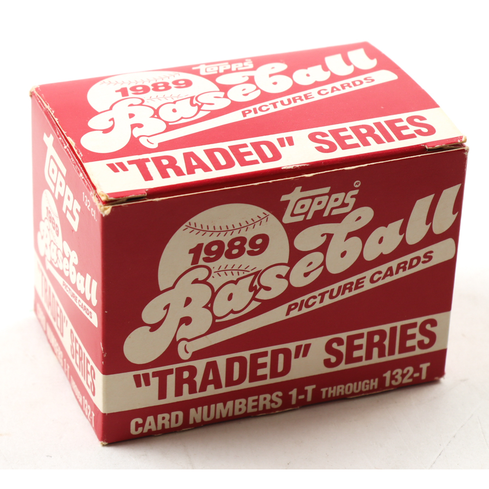 1989 Topps Traded Series Baseball Card Box of (132) Cards with #41T Ken ...