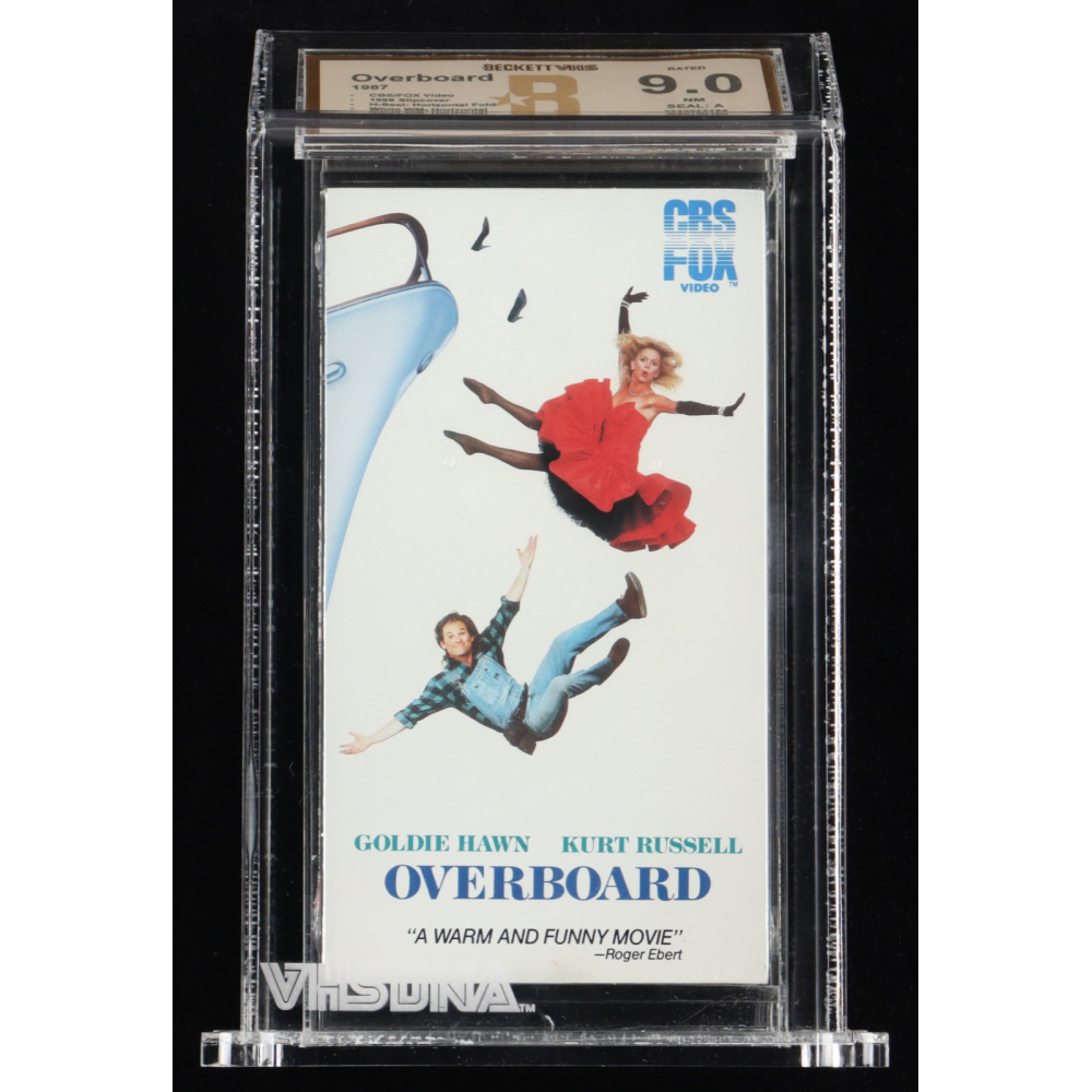 1987 "Overboard" Factory Sealed VHS Tape (Beckett 9) | Pristine Auction