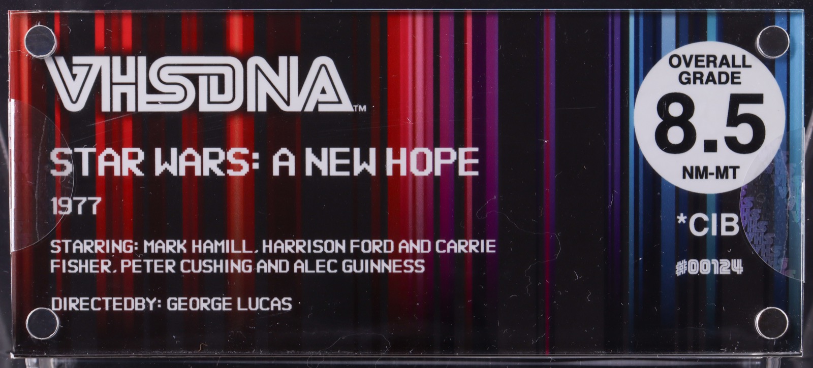 1977 "Star Wars: A New Hope" First Edition CIB VHS Tape (Beckett 8.5 ...