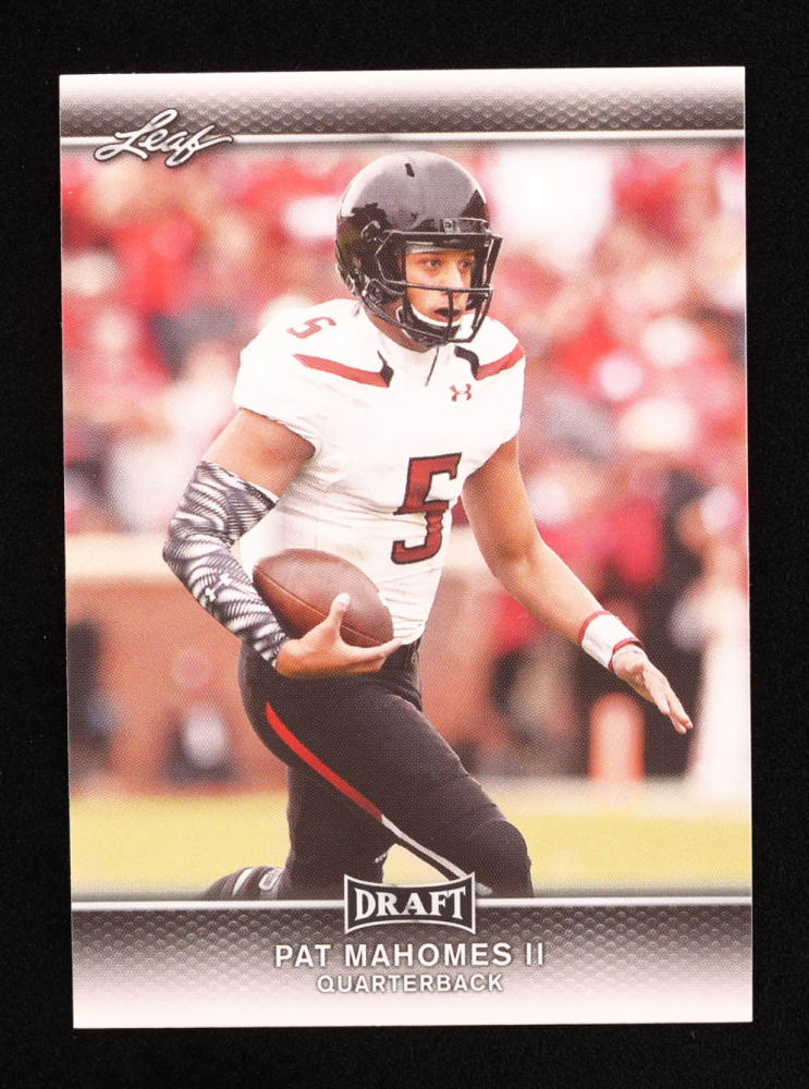Pat Mahomes II 2017 Leaf Draft #56 RC | Pristine Auction