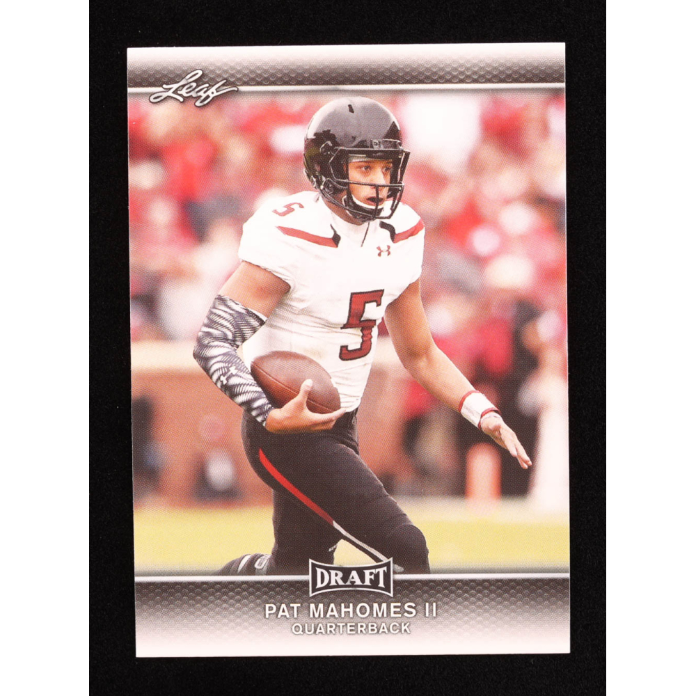 Pat Mahomes II 2017 Leaf Draft #56 RC | Pristine Auction