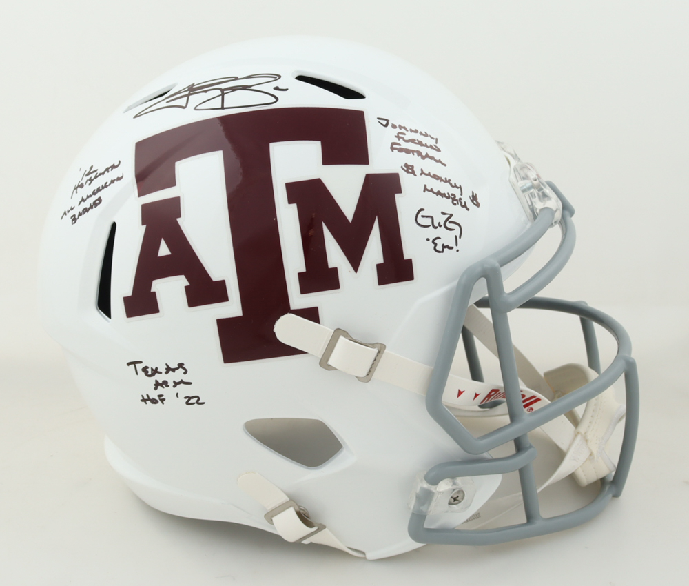 Johnny Manziel Signed Texas A&M Aggies Full-Size Helmet with Multiple ...