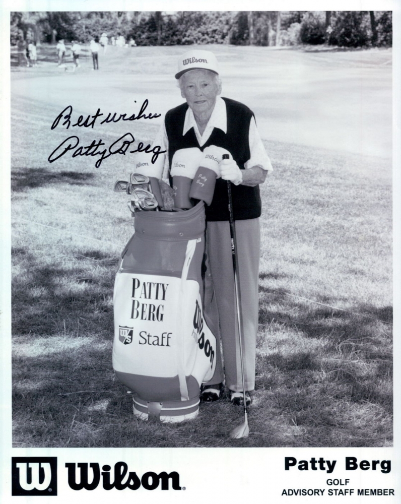 Patty Berg Signed 8x10 Photo Inscribed "Best Wishes" (PA LOA ...