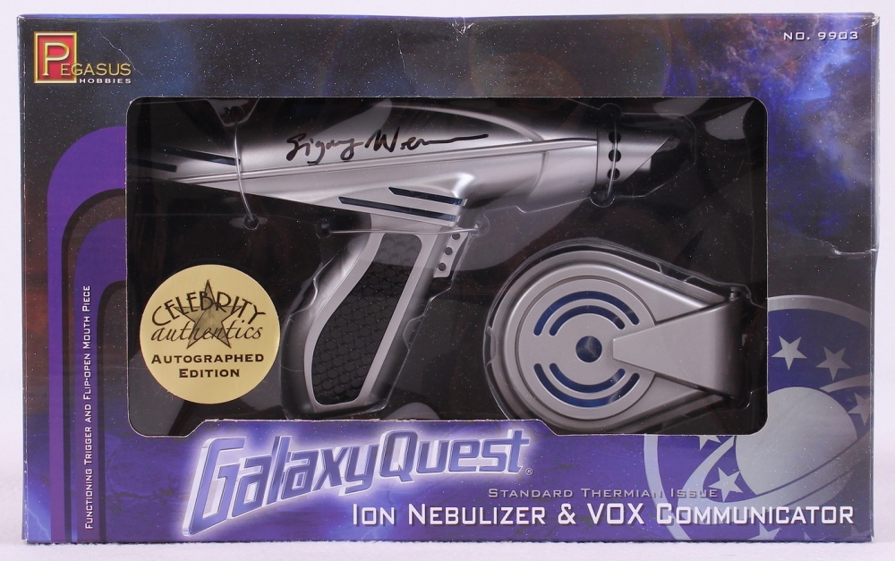 Sigourney Weaver Signed "Galaxy Quest" LE Nebulizer & Vox Communicator ...
