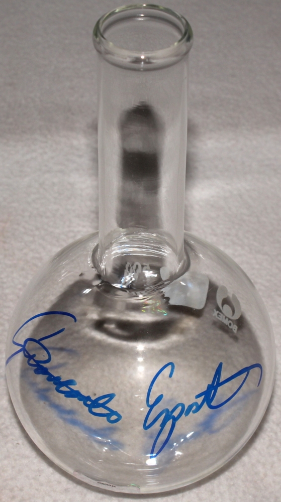 Giancarlo Esposito Signed "Breaking Bad" Glass Boiling Flask (Radtke ...