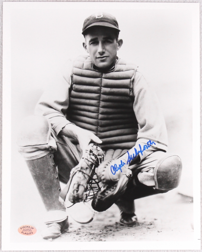 Clyde Sukeforth Signed Dodgers 8x10 Photo (SOP COA) | Pristine Auction