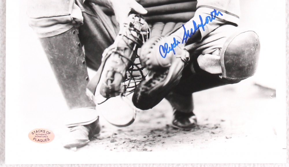 Clyde Sukeforth Signed Dodgers 8x10 Photo (SOP COA) | Pristine Auction