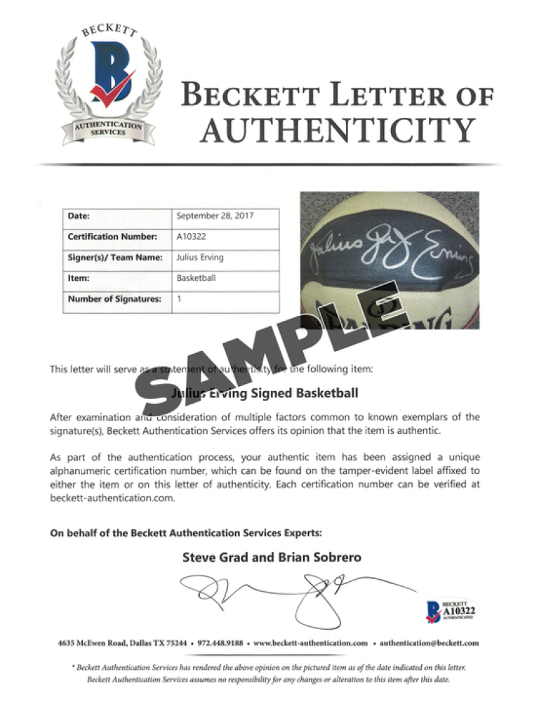 Kobe Bryant Signed NBA Basketball with Early Career Signature (Beckett ...