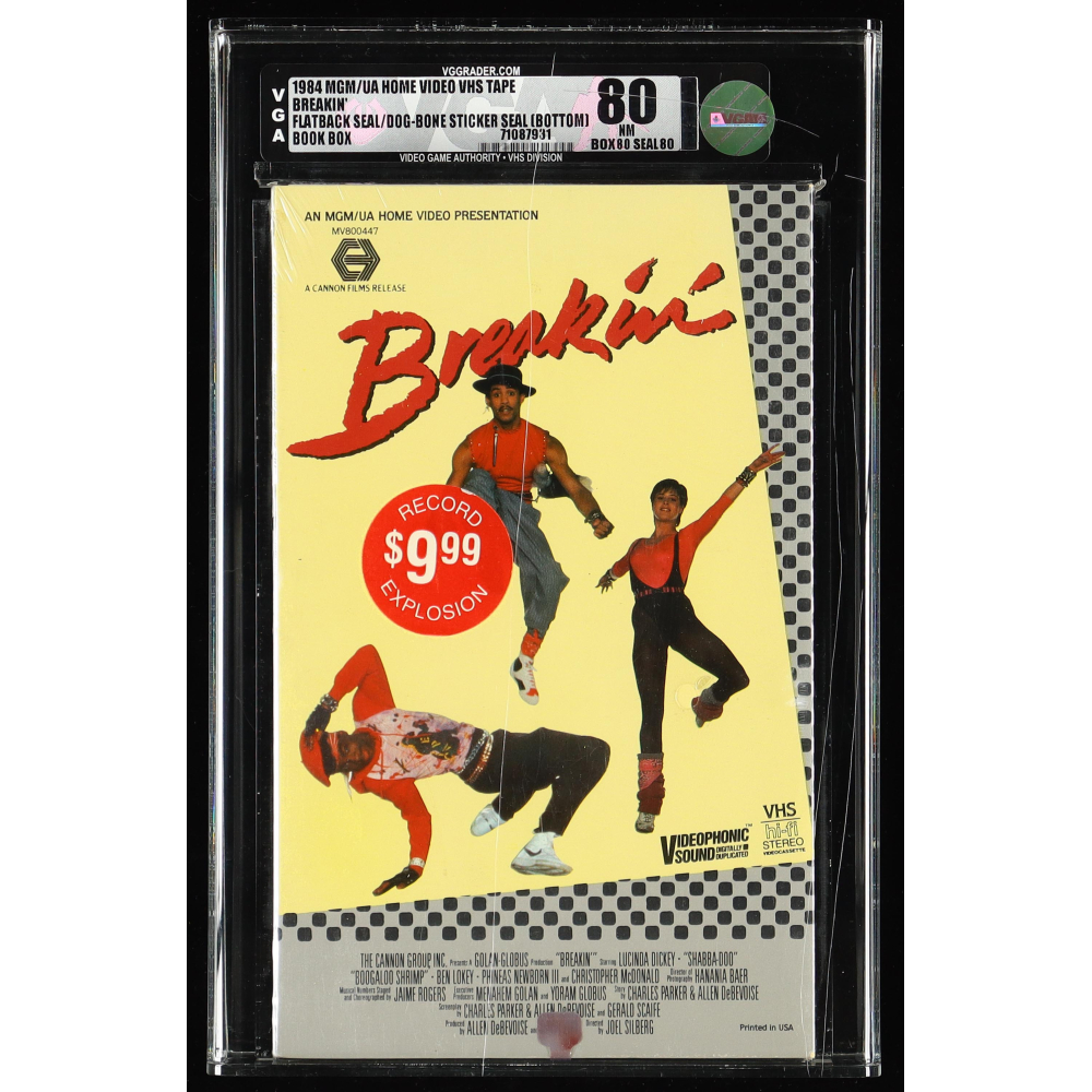 1984 "Breakin'" Factory Sealed VHS Tape (VGA 8) | Pristine Auction