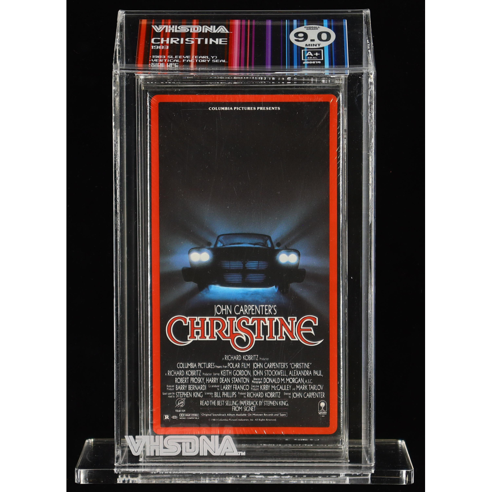 1983 "Christine" Factory Sealed VHS Tape (Beckett 9) | Pristine Auction
