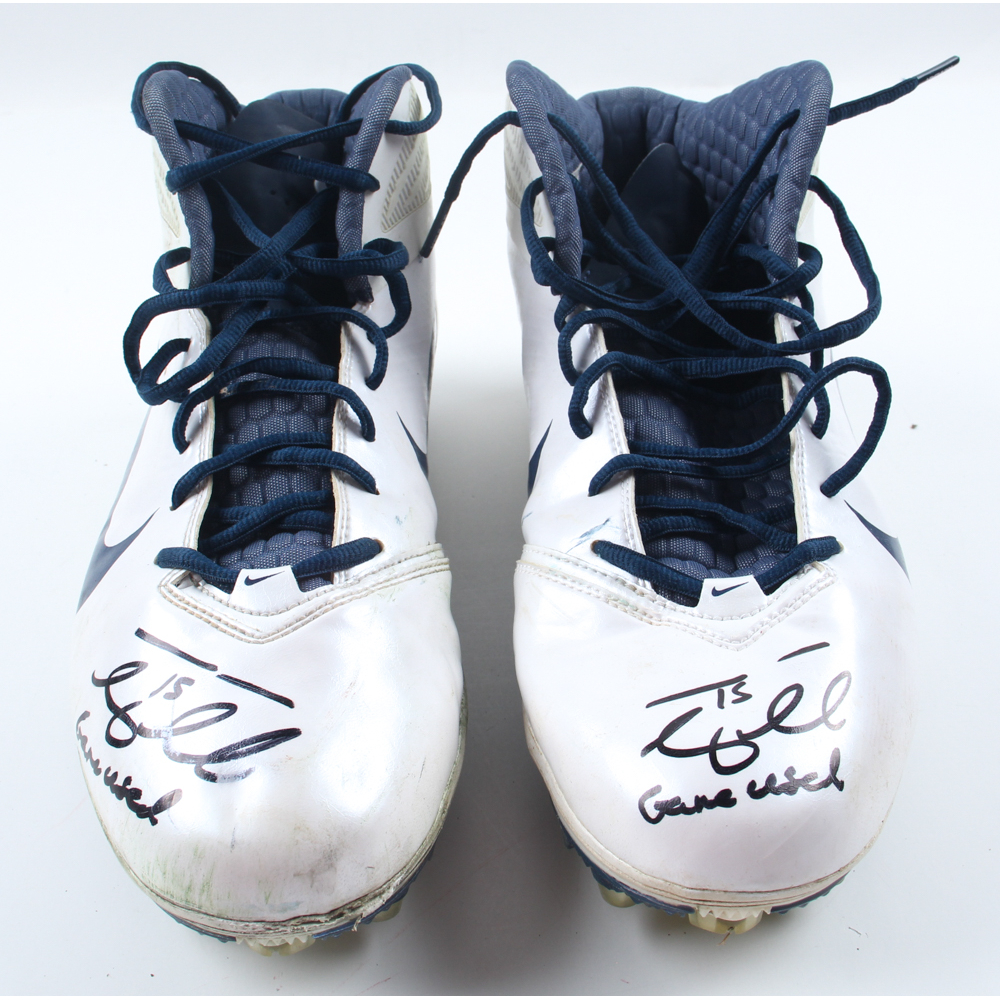 Tim Tebow Signed Personally Owned & Worn Nike Pair of Football Cleats ...