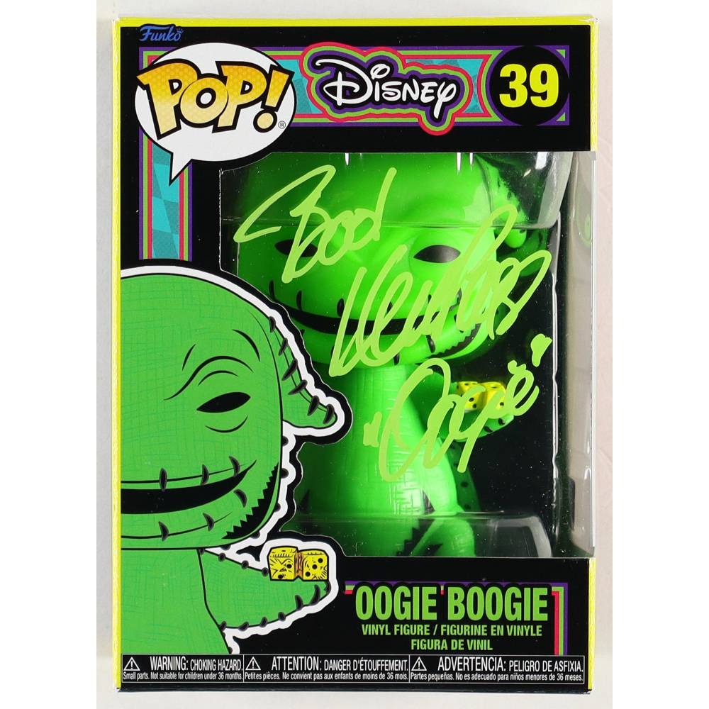 Ken Page Signed #39 "Oogie Boogie" Funko Pop! Inscribed "Boo!" & "Oogie ...