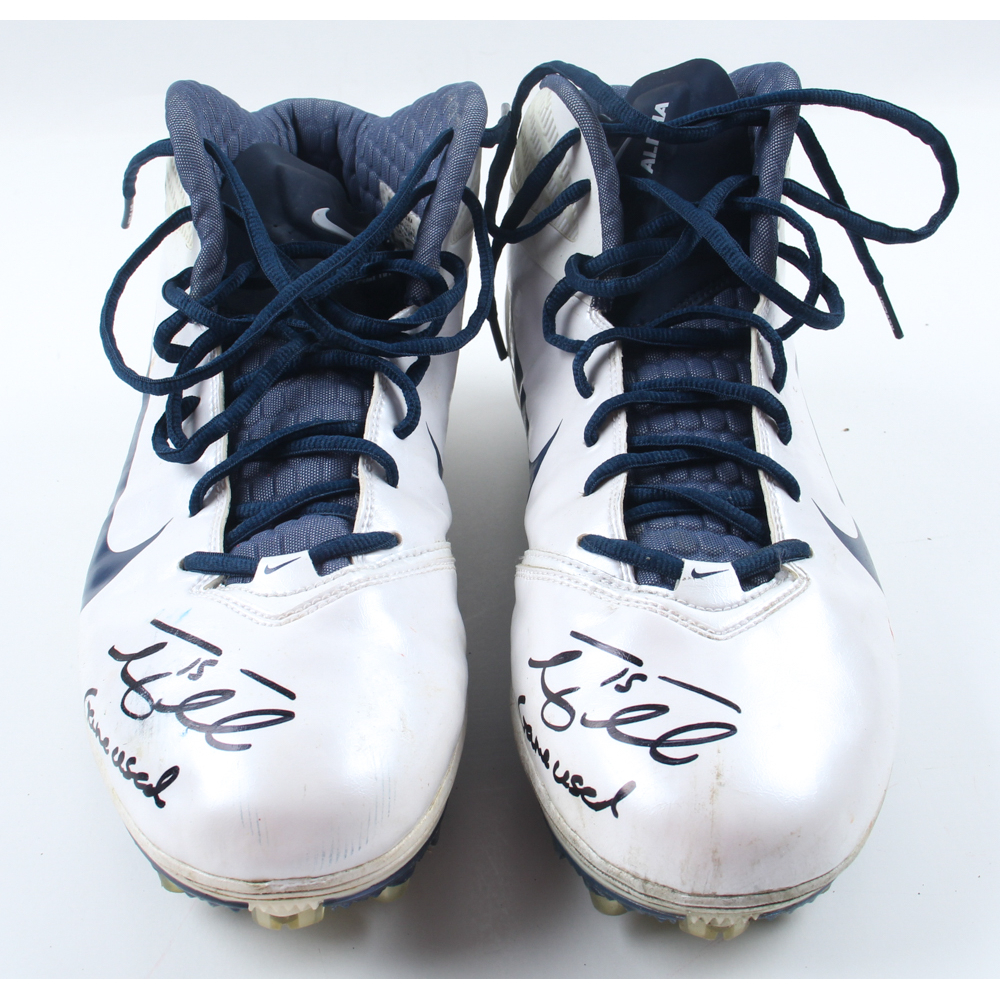 Tim Tebow Signed Personally Owned & Worn Nike Pair of Football Cleats ...
