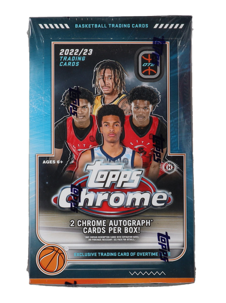 2022/23 Topps Chrome Overtime Elite Basketball Hobby Box | Pristine Auction