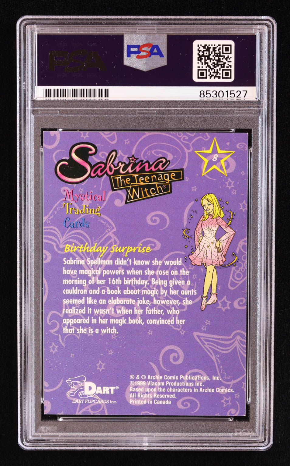 Melissa Joan Hart Signed 1999 Dart FlipCards Sabrina the Teenage Witch ...
