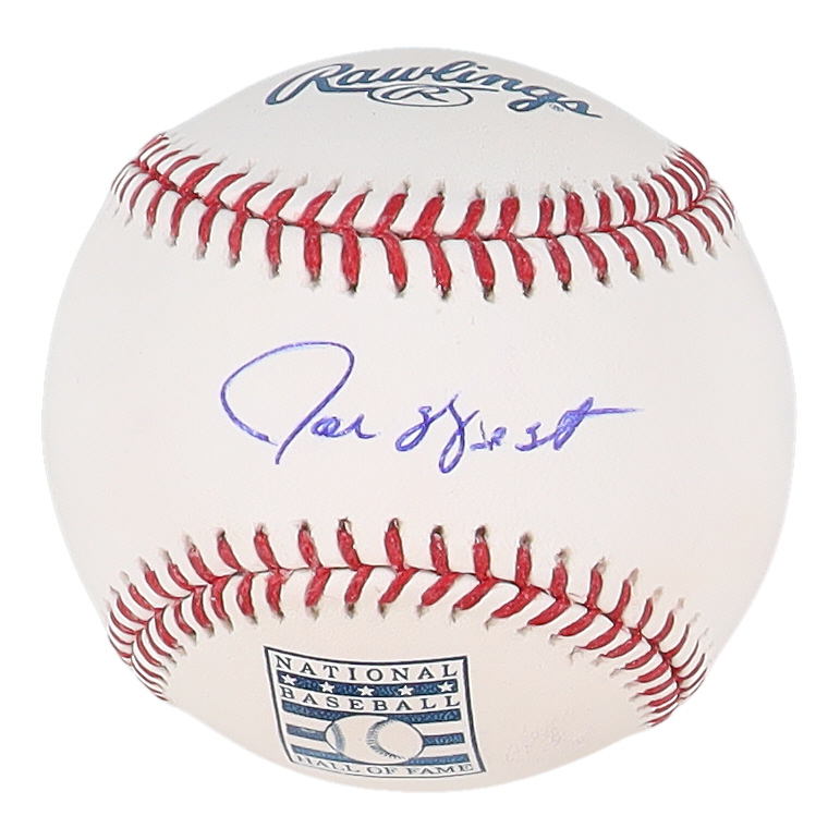 Joe West Signed Hall of Fame Logo Baseball (JSA) | Pristine Auction
