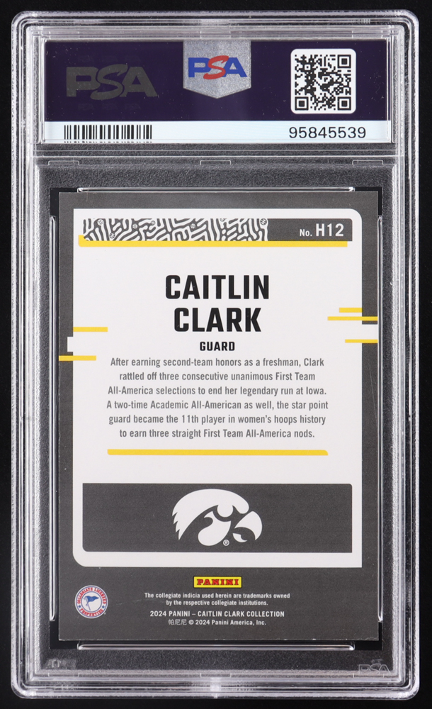 Caitlin Clark 2024 Panini Caitlin Clark Collection Donruss Highlights ...