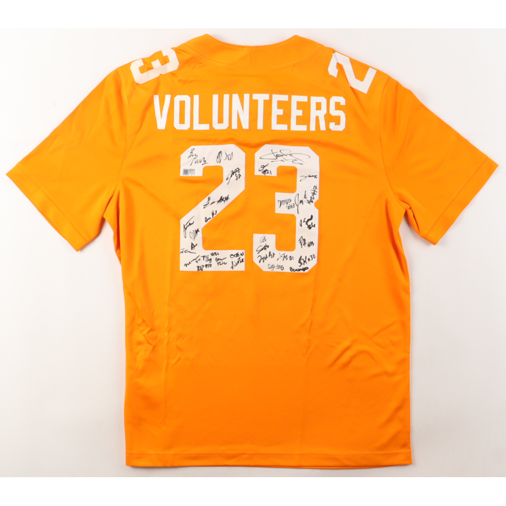 2023 Tennessee Volunteers Team-Signed Jersey By (29) With Jaylen Wright ...