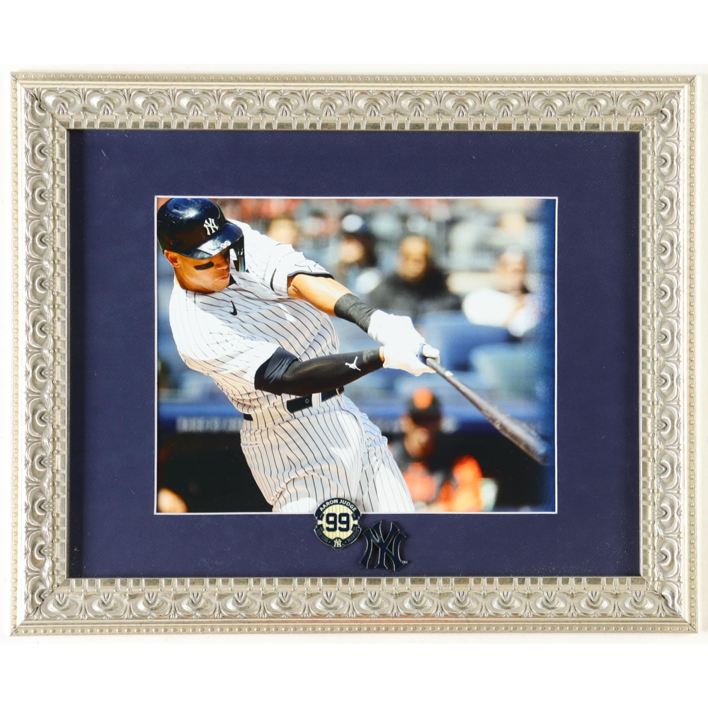 Aaron Judge Yankees Custom Framed Photo With Player Number & Yankees ...