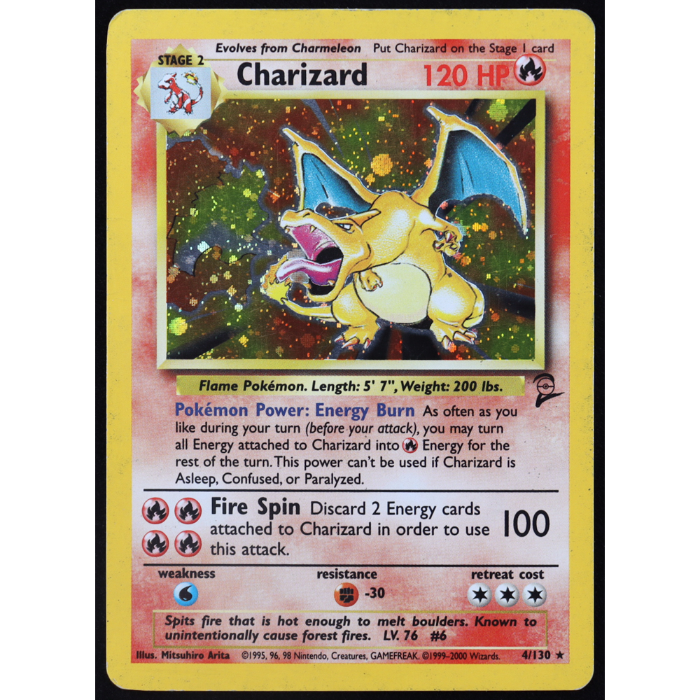 Charizard 2000 Pokemon Base 2 Unlimited #4 HOLO | Pristine Auction