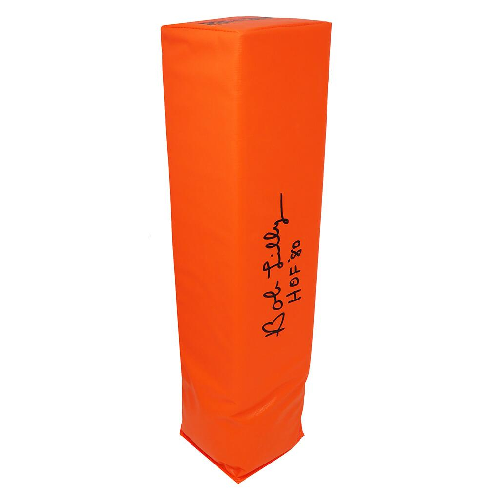 Bob Lilly Signed Full-Size Endzone Pylon Inscribed "HOF '80" (Schwartz ...