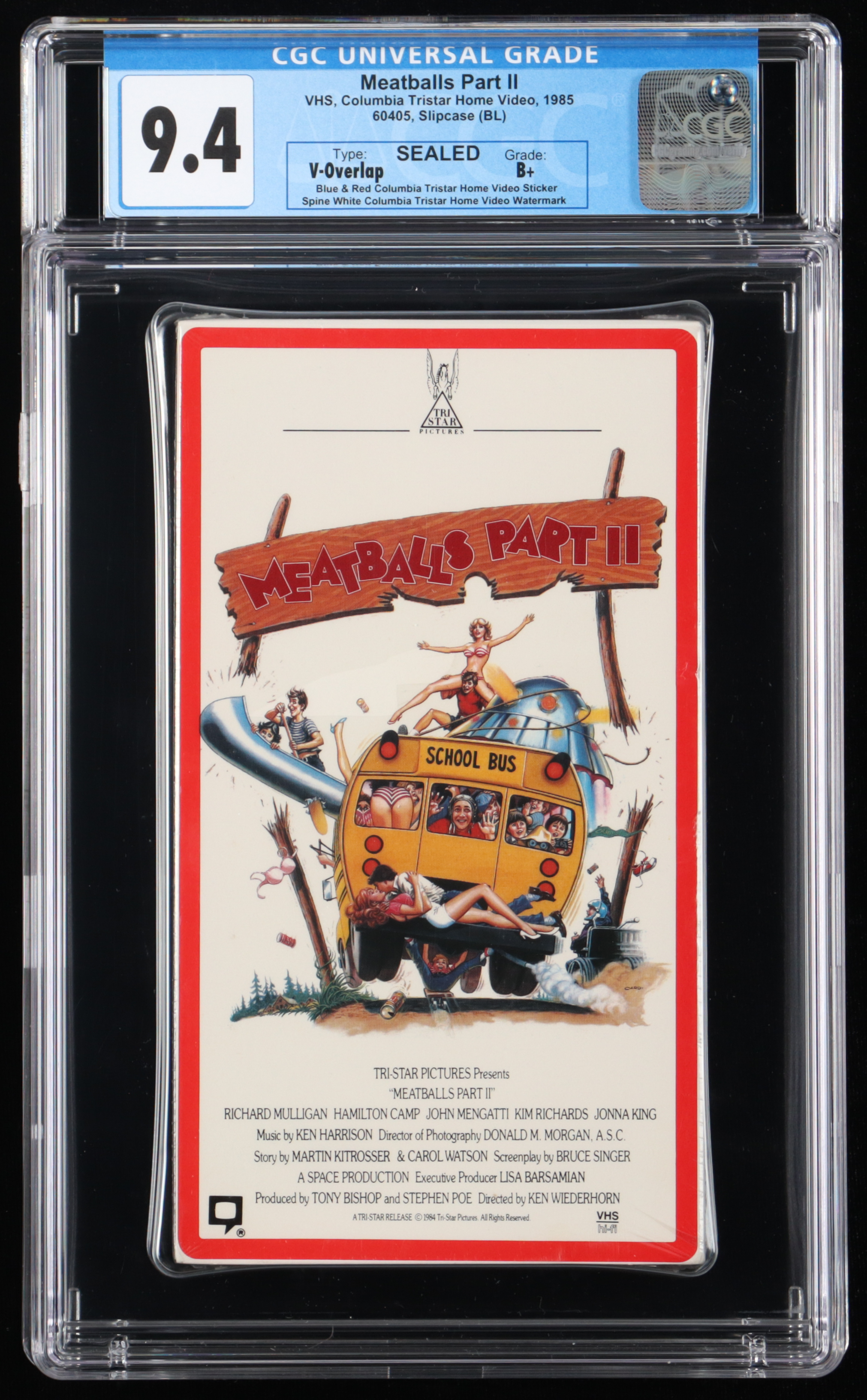 1985 "Meatballs Part II" Columbia TriStar Home Video VHS Cassette Tape ...