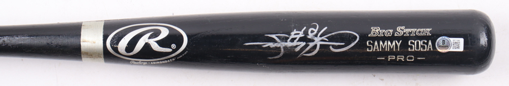 Sammy Sosa Signed Game-Used Rawlings Pro Big Stick Baseball Bat ...