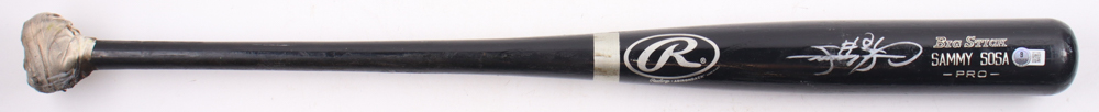 Sammy Sosa Signed Game-Used Rawlings Pro Big Stick Baseball Bat ...