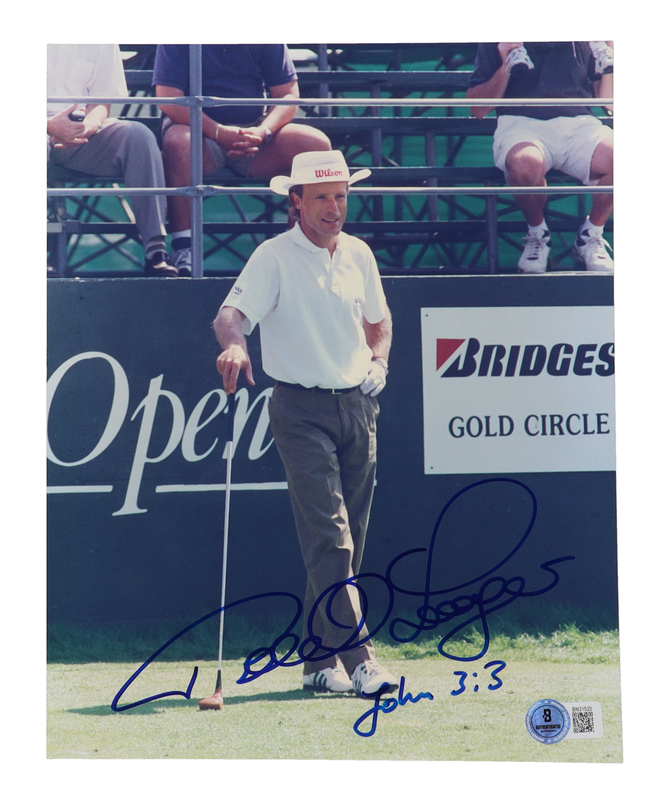 Bernhard Langer Signed 8x10 Photo (Beckett) | Pristine Auction