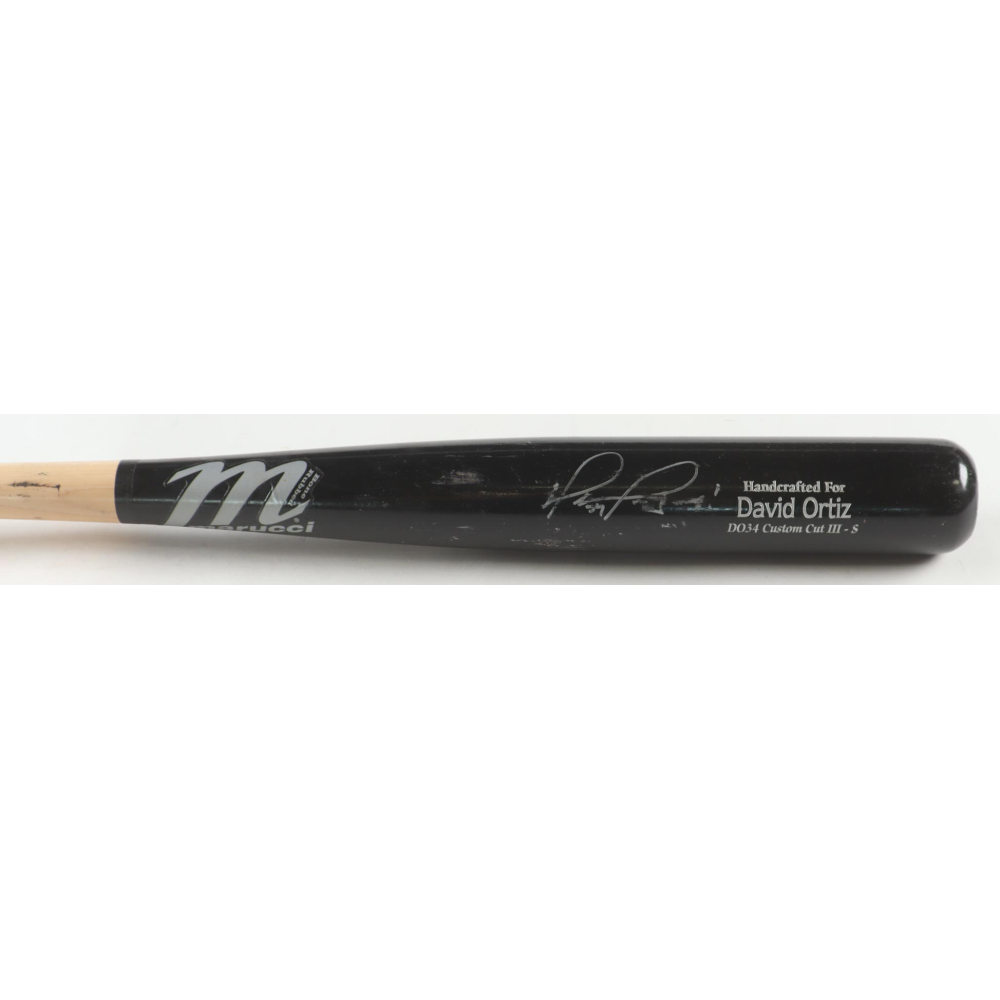 David Ortiz Signed Game-Used Marucci Player Model Baseball Bat (Beckett ...