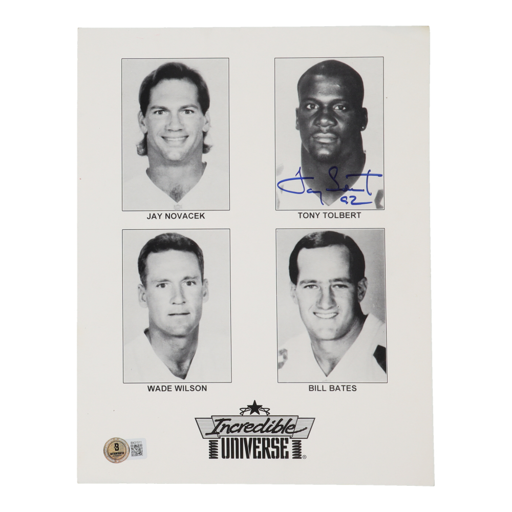 Tony Tolbert Signed Cowboys 8x10 Photo (Beckett) | Pristine Auction