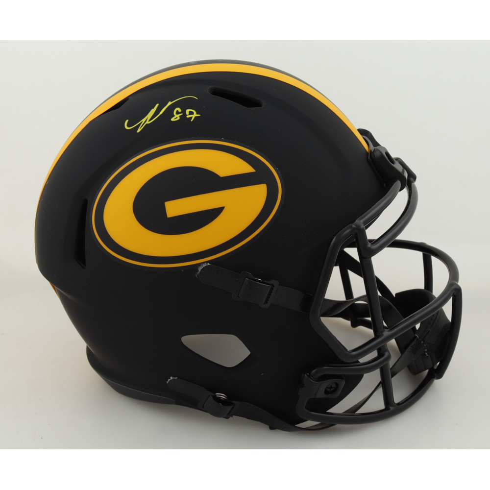 Romeo Doubs Signed Packers Full-Size Eclipse Alternate Speed Helmet ...